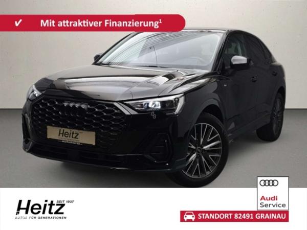 Melns Audi Q3 2021 Kauņa, ar dzinēja tilpumu 1.50 L un nobraukumu 50 tūkst. km par 32587 €, foto 1 vietnē AUTOMOTO.COM.LV