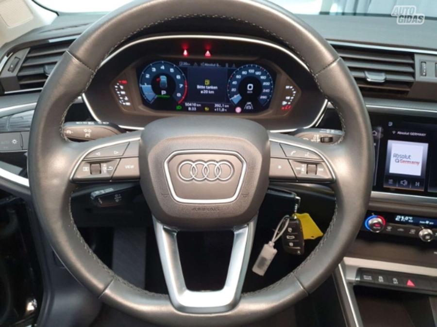 Melns Audi Q3 2021 Kauņa, ar dzinēja tilpumu 1.50 L un nobraukumu 50 tūkst. km par 32587 €, foto 14 vietnē AUTOMOTO.COM.LV