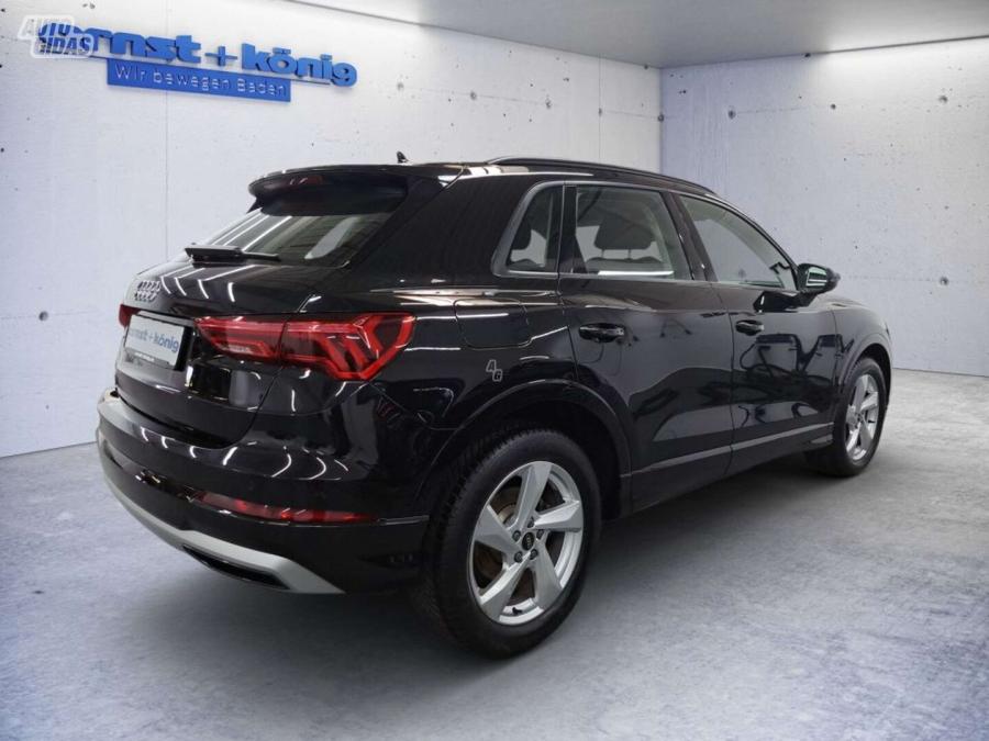 Black Audi Q3 2021 in Kaunas, with an engine capacity of 1.50 L and mileage of 66 thousand km for 32690 €, photo 3 on AUTOMOTO.COM.LV