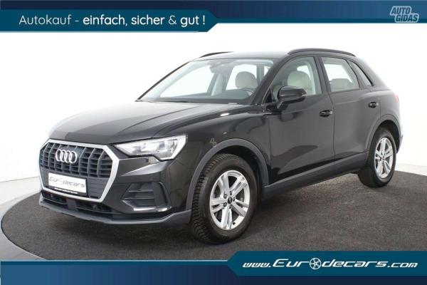 Melns Audi Q3 2021 Kauņa, ar dzinēja tilpumu 1.50 L un nobraukumu 87 tūkst. km par 29919 €, foto 1 vietnē AUTOMOTO.COM.LV