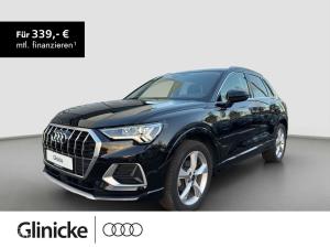 Melns Audi Q3 2021 Kauņa, ar dzinēja tilpumu 1.50 L un nobraukumu 52 tūkst. km par 28971 €, foto  vietnē AUTOMOTO.COM.LV