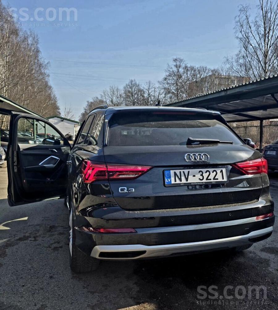 Черный Ауди Ку3 2021 в Рига, объемом двигателя 1.50 л и пробегом 96 тыс. км за 25500 €, фото 3 на AUTOMOTO.COM.LV