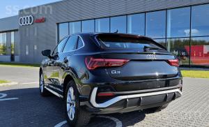 Black Audi Q3 2021 in Riga, with an engine capacity of 2.00 L and mileage of 0 thousand km for 28000 €, photo 5 on AUTOMOTO.COM.LV