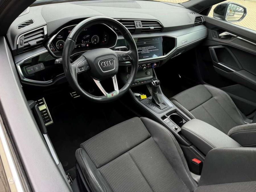 Melns Audi Q3 2021 Kauņa, ar dzinēja tilpumu 1.40 L un nobraukumu 185 tūkst. km par 21900 €, foto 9 vietnē AUTOMOTO.COM.LV