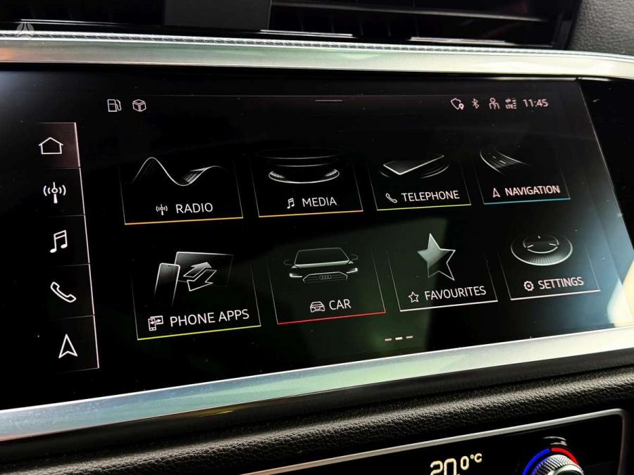 Melns Audi Q3 2021 Kauņa, ar dzinēja tilpumu 1.40 L un nobraukumu 185 tūkst. km par 21900 €, foto 14 vietnē AUTOMOTO.COM.LV