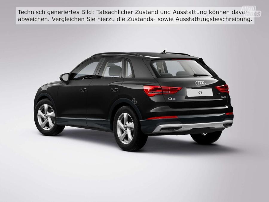 Black Audi Q3 2022 in Kaunas, with an engine capacity of 2.00 L and mileage of 96 thousand km for 31930 €, photo 3 on AUTOMOTO.COM.LV