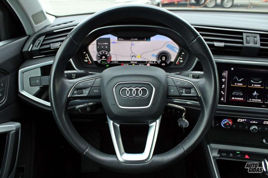 Melns Audi Q3 2022 Kauņa, ar dzinēja tilpumu 1.40 L un nobraukumu 51 tūkst. km par 28999 €, foto 12 vietnē AUTOMOTO.COM.LV