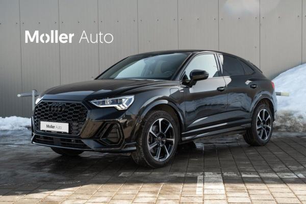 Melns Audi Q3 2022 Viļņa, ar dzinēja tilpumu 1.50 L un nobraukumu 141 tūkst. km par 28600 €, foto 1 vietnē AUTOMOTO.COM.LV