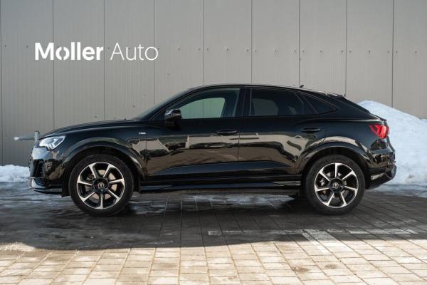 Melns Audi Q3 2022 Viļņa, ar dzinēja tilpumu 1.50 L un nobraukumu 141 tūkst. km par 28600 €, foto 2 vietnē AUTOMOTO.COM.LV