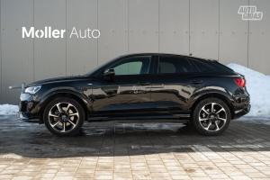 Black Audi Q3 2022 in Vilnius, with an engine capacity of 1.50 L and mileage of 141 thousand km for 28100 €, photo 3 on AUTOMOTO.COM.LV