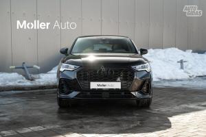 Black Audi Q3 2022 in Vilnius, with an engine capacity of 1.50 L and mileage of 141 thousand km for 28100 €, photo 5 on AUTOMOTO.COM.LV