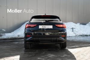 Black Audi Q3 2022 in Vilnius, with an engine capacity of 1.50 L and mileage of 141 thousand km for 28100 €, photo 6 on AUTOMOTO.COM.LV