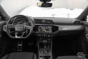 Black Audi Q3 2022 in Vilnius, with an engine capacity of 1.50 L and mileage of 141 thousand km for 28100 €, photo 19 on AUTOMOTO.COM.LV