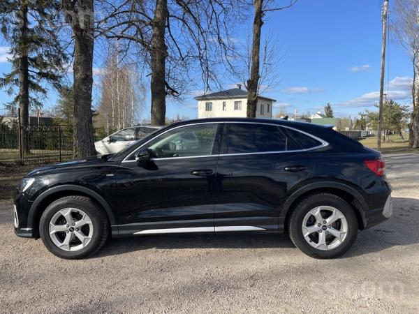 Black Audi Q3 2022 in Riga, with an engine capacity of 1.50 L and mileage of 81 thousand km for 31490 €, photo 2 on AUTOMOTO.COM.LV