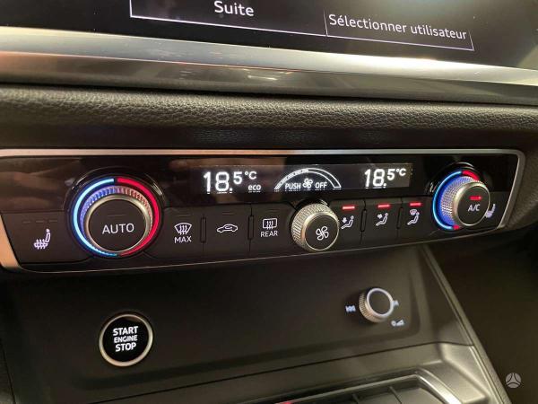 Melns Audi Q3 2022 Marijampole, ar dzinēja tilpumu 1.50 L un nobraukumu 99 tūkst. km par 27225 €, foto 10 vietnē AUTOMOTO.COM.LV