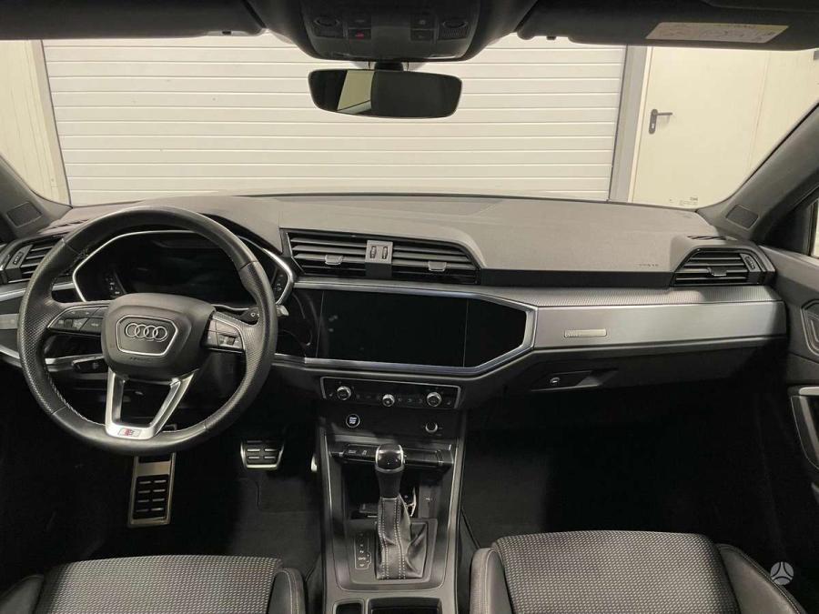 Black Audi Q3 2022 in Marijampole, with an engine capacity of 1.50 L and mileage of 99 thousand km for 27225 €, photo 13 on AUTOMOTO.COM.LV