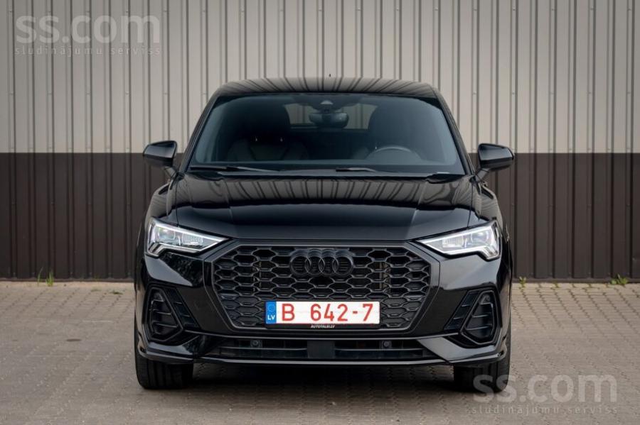 Black Audi Q3 2022 in Talsi, with an engine capacity of 1.40 L and mileage of 184 thousand km for 25990 €, photo 3 on AUTOMOTO.COM.LV