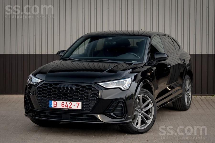 Black Audi Q3 2022 in Talsi, with an engine capacity of 1.40 L and mileage of 184 thousand km for 25990 €, photo 4 on AUTOMOTO.COM.LV