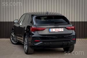 Black Audi Q3 2022 in Talsi, with an engine capacity of 1.40 L and mileage of 184 thousand km for 25990 €, photo 5 on AUTOMOTO.COM.LV