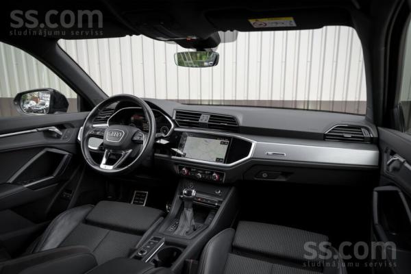 Audi Q3 2022 in Talsi on AUTOMOTO.COM.LV Black Audi Q3 2022 in Talsi, with an engine capacity of 1.40 L and mileage of 184 thousand km for 25990 €, photo 9 on AUTOMOTO.COM.LV