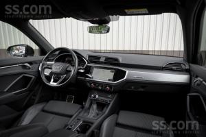 Black Audi Q3 2022 in Talsi, with an engine capacity of 1.40 L and mileage of 184 thousand km for 25990 €, photo 9 on AUTOMOTO.COM.LV