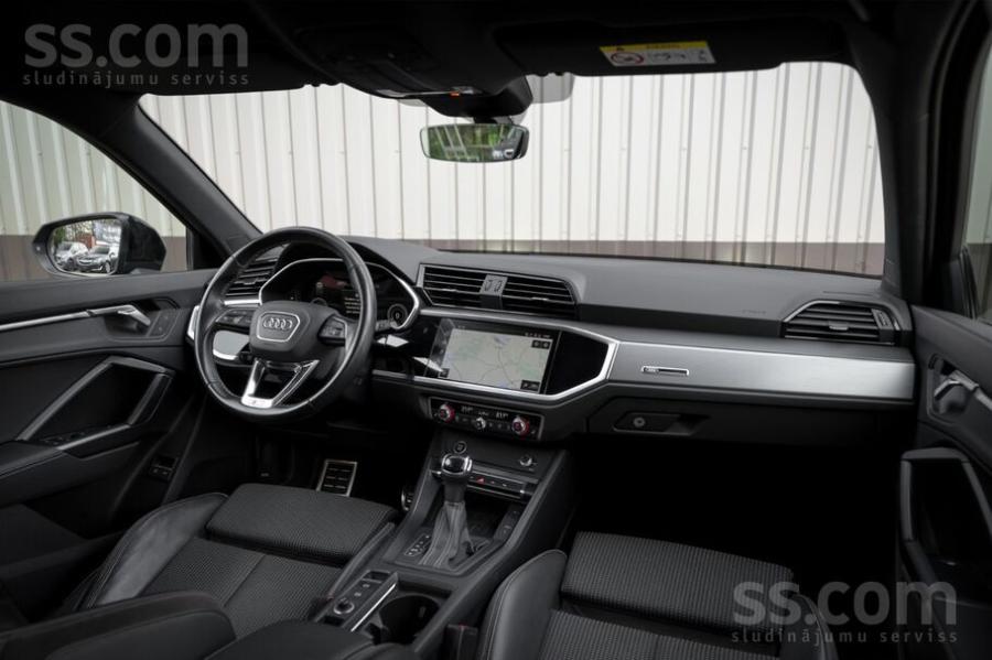 Black Audi Q3 2022 in Talsi, with an engine capacity of 1.40 L and mileage of 184 thousand km for 25990 €, photo 9 on AUTOMOTO.COM.LV