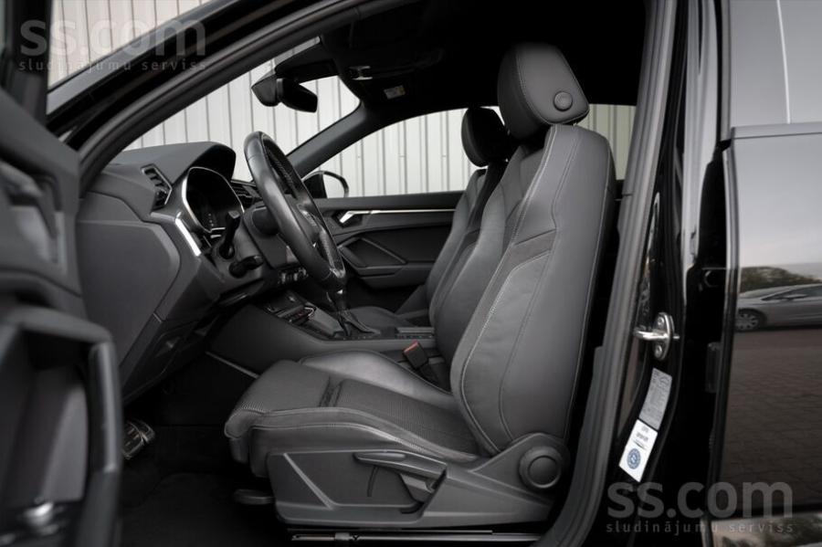 Black Audi Q3 2022 in Talsi, with an engine capacity of 1.40 L and mileage of 184 thousand km for 25990 €, photo 10 on AUTOMOTO.COM.LV