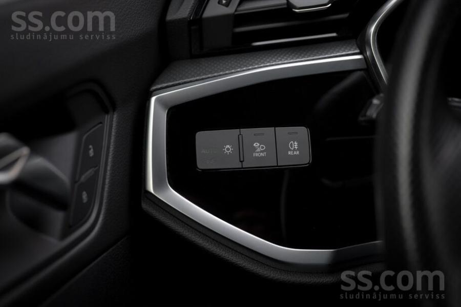 Black Audi Q3 2022 in Talsi, with an engine capacity of 1.40 L and mileage of 184 thousand km for 25990 €, photo 16 on AUTOMOTO.COM.LV