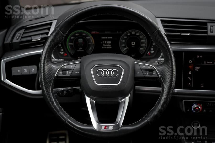 Black Audi Q3 2022 in Talsi, with an engine capacity of 1.40 L and mileage of 184 thousand km for 25990 €, photo 19 on AUTOMOTO.COM.LV