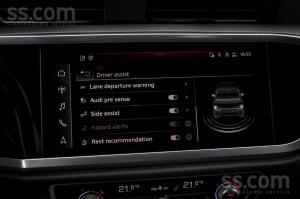 Black Audi Q3 2022 in Talsi, with an engine capacity of 1.40 L and mileage of 184 thousand km for 25990 €, photo 25 on AUTOMOTO.COM.LV