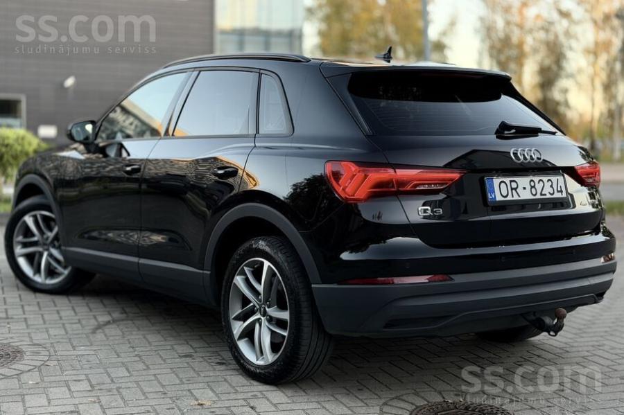 Black Audi Q3 2022 in Jelgava, with an engine capacity of 1.40 L and mileage of 195 thousand km for 19499 €, photo 6 on AUTOMOTO.COM.LV