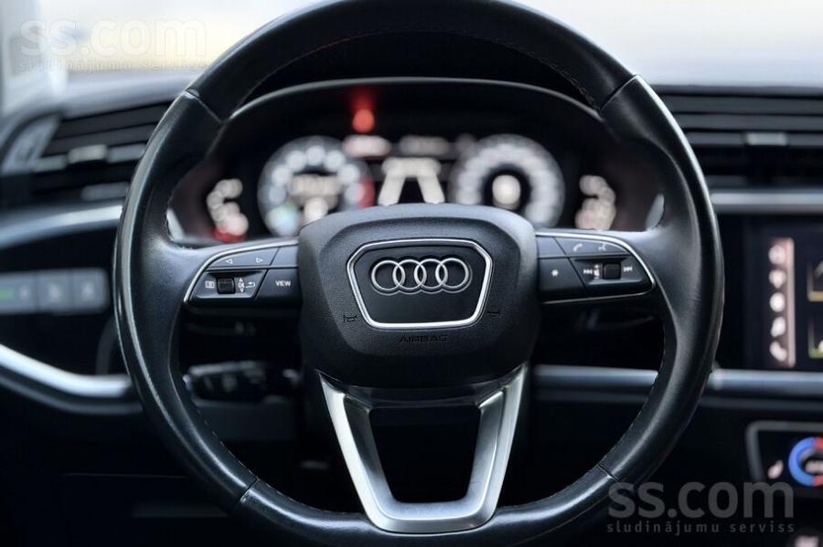 Black Audi Q3 2022 in Jelgava, with an engine capacity of 1.40 L and mileage of 195 thousand km for 19499 €, photo 16 on AUTOMOTO.COM.LV