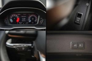Black Audi Q3 2023 in Kaunas, with an engine capacity of 1.50 L and mileage of 59 thousand km for 26990 €, photo 16 on AUTOMOTO.COM.LV
