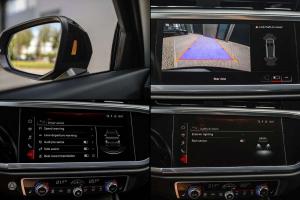 Black Audi Q3 2023 in Kaunas, with an engine capacity of 1.50 L and mileage of 59 thousand km for 26990 €, photo 18 on AUTOMOTO.COM.LV