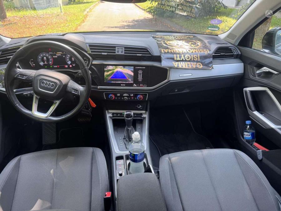 Black Audi Q3 2024 in Alytus, with an engine capacity of 1.40 L and mileage of 190 thousand km for 20500 €, photo 12 on AUTOMOTO.COM.LV