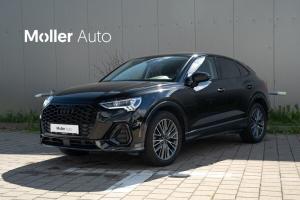 Melns Audi Q3 2024 Viļņa, ar dzinēja tilpumu 1.50 L un nobraukumu 12 tūkst. km par 34750 €, foto  vietnē AUTOMOTO.COM.LV
