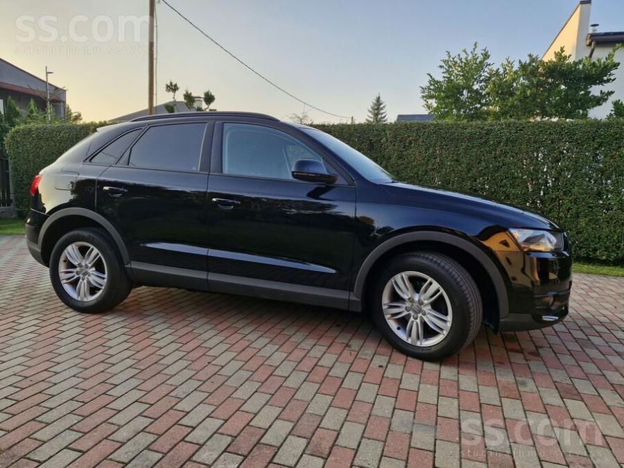 Melns Audi Q3 2012 Jelgava, ar dzinēja tilpumu 2.00 L un nobraukumu 265 tūkst. km par 9450 €, foto 3 vietnē AUTOMOTO.COM.LV