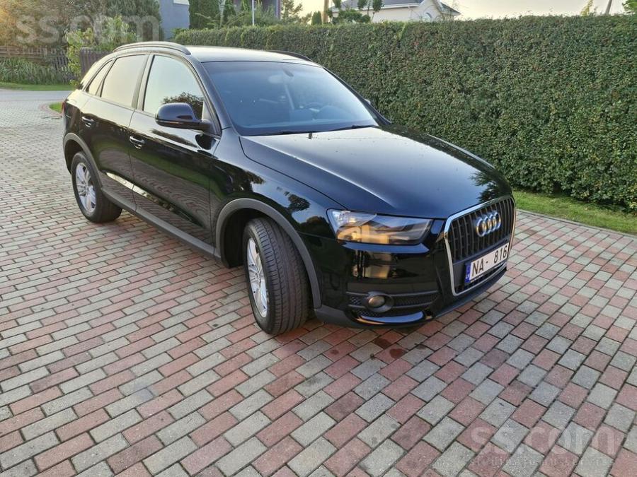 Melns Audi Q3 2012 Jelgava, ar dzinēja tilpumu 2.00 L un nobraukumu 265 tūkst. km par 9450 €, foto 5 vietnē AUTOMOTO.COM.LV