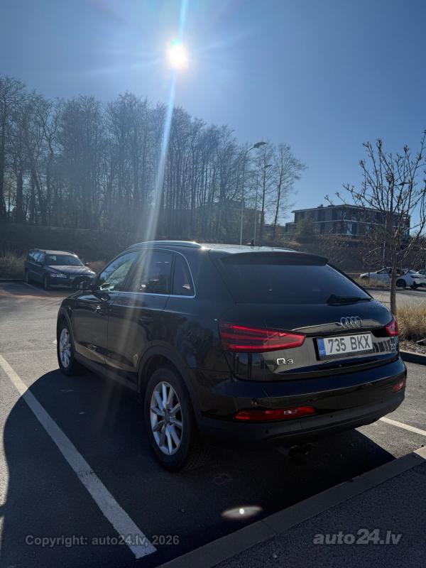 Black Audi Q3 2013 in Tallinn, with an engine capacity of 2.00 L and mileage of 184 thousand km for 12999 €, photo 4 on AUTOMOTO.COM.LV