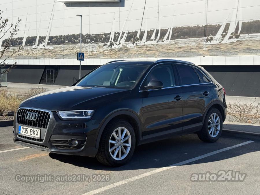 Black Audi Q3 2013 in Tallinn, with an engine capacity of 2.00 L and mileage of 184 thousand km for 12999 €, photo 1 on AUTOMOTO.COM.LV