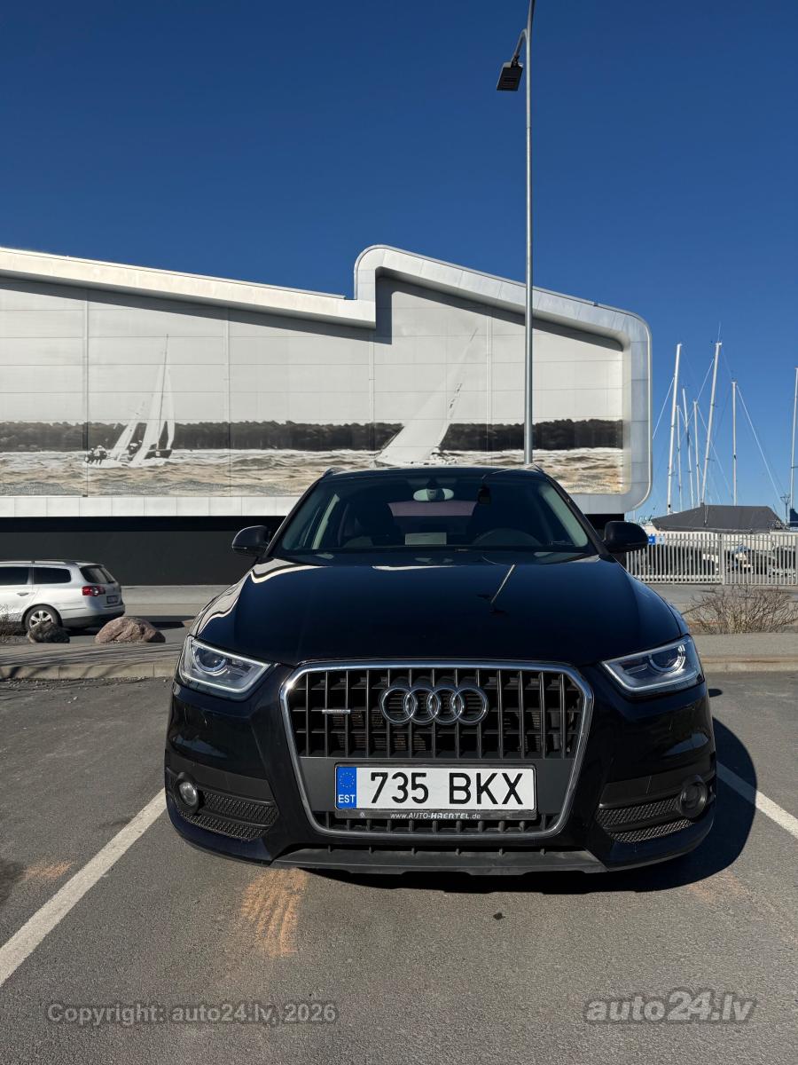 Black Audi Q3 2013 in Tallinn, with an engine capacity of 2.00 L and mileage of 184 thousand km for 12999 €, photo 4 on AUTOMOTO.COM.LV