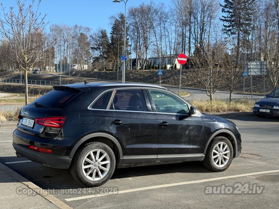 Black Audi Q3 2013 in Tallinn, with an engine capacity of 2.00 L and mileage of 184 thousand km for 12999 €, photo 8 on AUTOMOTO.COM.LV