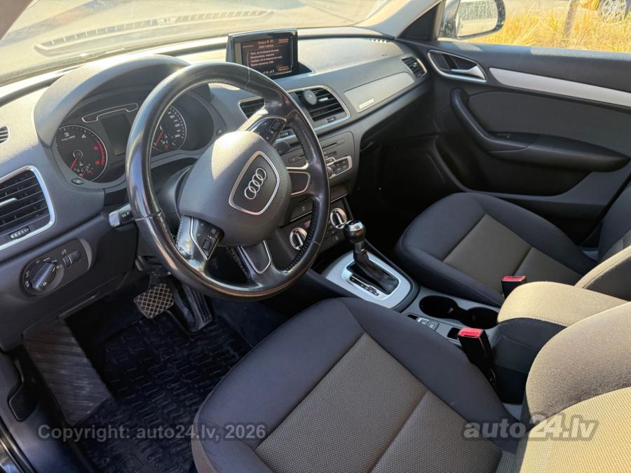 Black Audi Q3 2013 in Tallinn, with an engine capacity of 2.00 L and mileage of 184 thousand km for 12999 €, photo 17 on AUTOMOTO.COM.LV