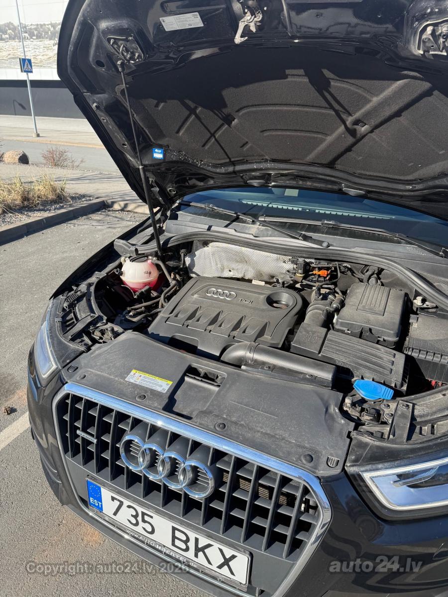 Black Audi Q3 2013 in Tallinn, with an engine capacity of 2.00 L and mileage of 184 thousand km for 12999 €, photo 20 on AUTOMOTO.COM.LV