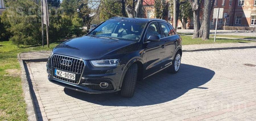 Melns Audi Q3 2014 Rīga, ar dzinēja tilpumu 2.00 L un nobraukumu 225 tūkst. km par 9500 €, foto 1 vietnē AUTOMOTO.COM.LV