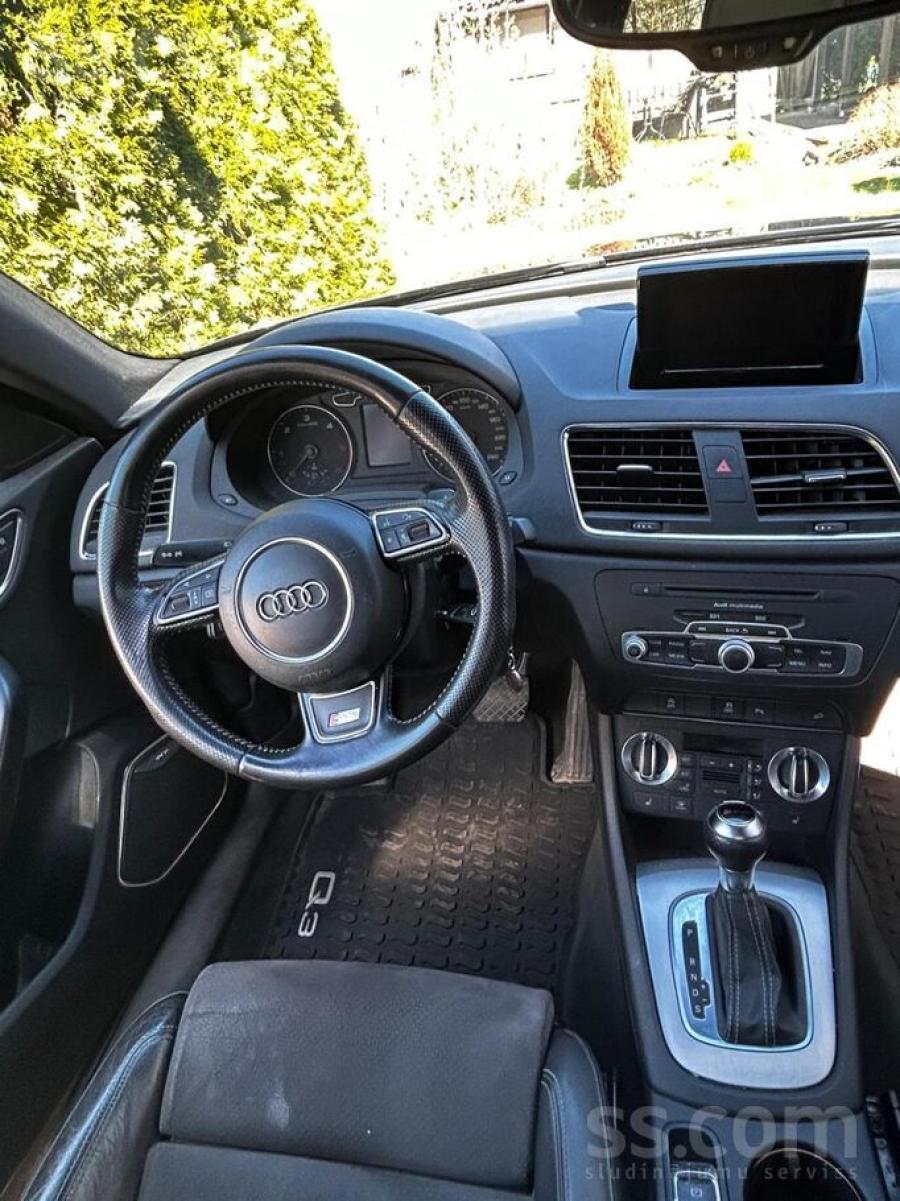 Melns Audi Q3 2014 Rīga, ar dzinēja tilpumu 2.00 L un nobraukumu 225 tūkst. km par 9500 €, foto 6 vietnē AUTOMOTO.COM.LV