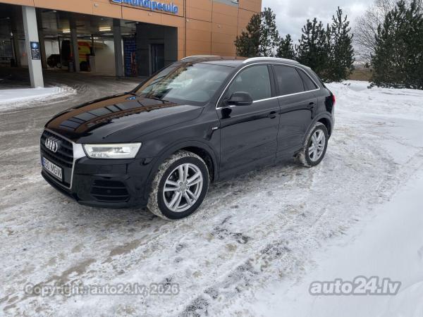 Black Audi Q3 2016 in Tallinn, with an engine capacity of 2.00 L and mileage of 150 thousand km for 17300 €, photo 1 on AUTOMOTO.COM.LV