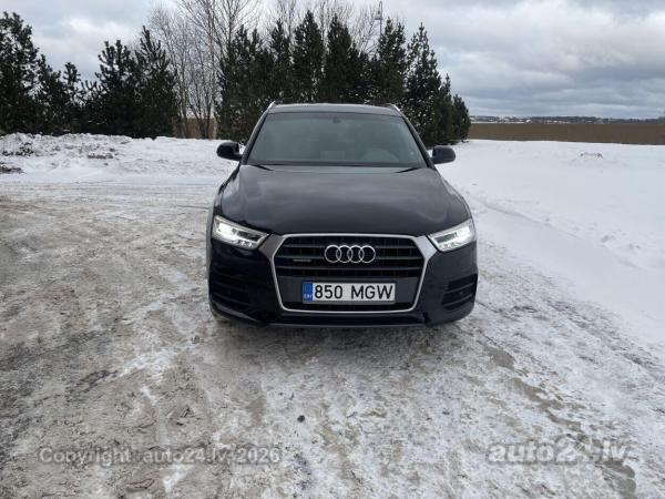 Black Audi Q3 2016 in Tallinn, with an engine capacity of 2.00 L and mileage of 150 thousand km for 17300 €, photo 3 on AUTOMOTO.COM.LV