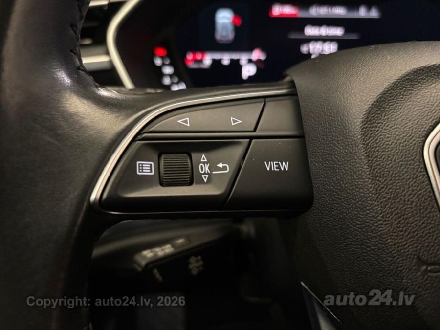 Black Audi Q3 2019 in Tallinn, with an engine capacity of 1.50 L and mileage of 128 thousand km for 22900 €, photo 16 on AUTOMOTO.COM.LV