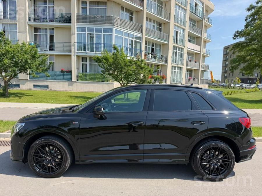 Black Audi Q3 2019 in Riga, with an engine capacity of 2.00 L and mileage of 102 thousand km for 23990 €, photo 5 on AUTOMOTO.COM.LV